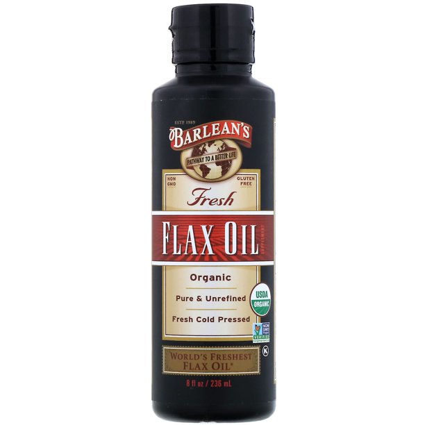 Barleans Organic Oils Barleans Flax Oil, 8 oz - Walmart.com