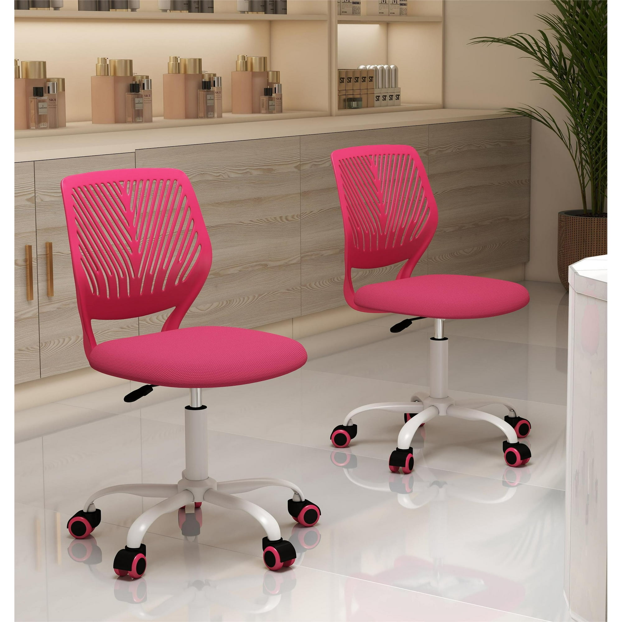 Click here for Homy Casa 2 Packs Compact Rolling Desk Chair For S... prices