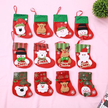 Fleece Stocking Christmas Stockings Pattern & Instructions for Fleece ...