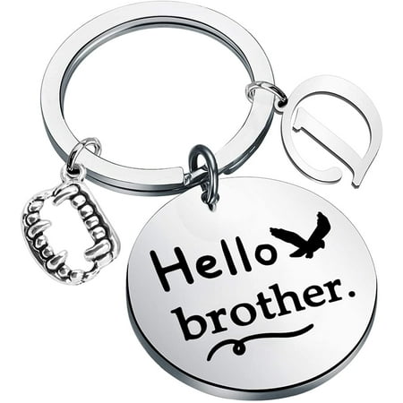 Vampire Diaries Damon Salvatore Inspired Gift Hello Brother Keychain ...
