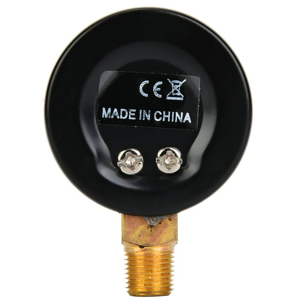Manómetro BSPT, manómetro mecánico de 1/8 de pulgada, manómetro de presión de agua, manómetro de ...