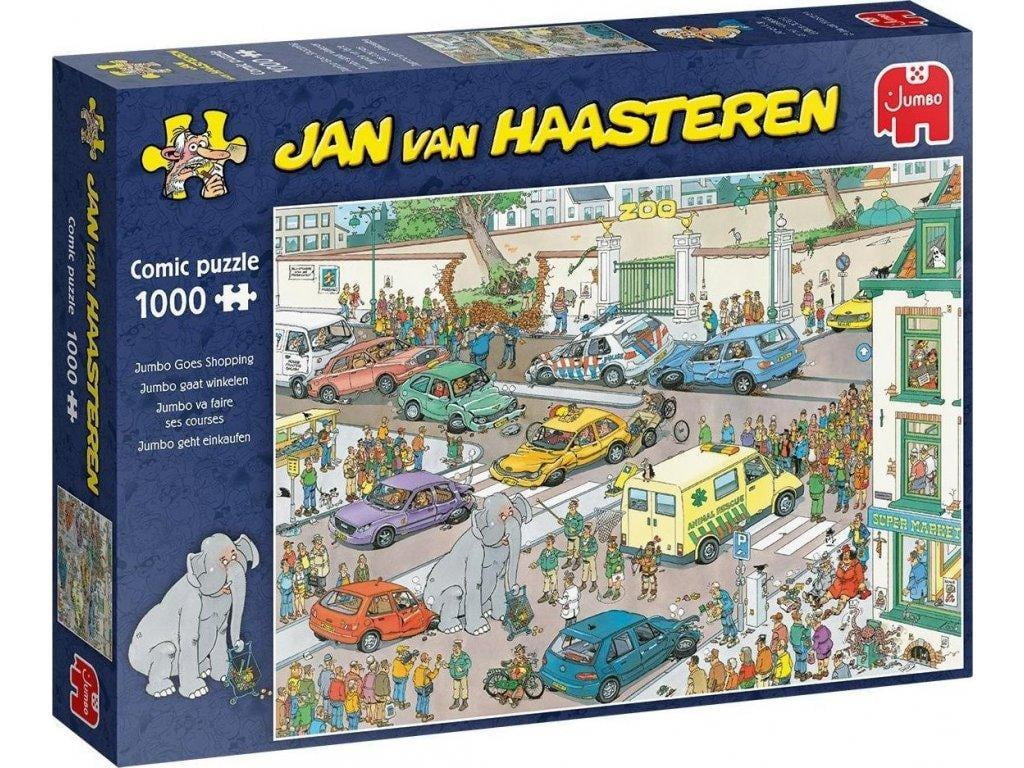 Jumbo : Puzzle 1000 pcs Jumbo Goes Shopping - Walmart.com
