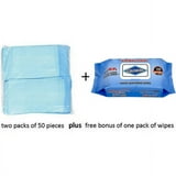 Healthline Blue Chucks Pads, Chux Disposable Bed Pads 23x36, Waterproof ...