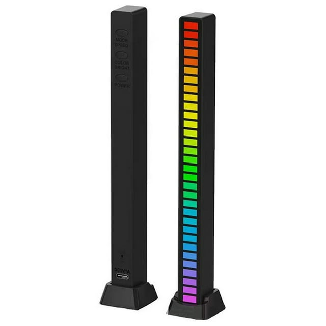 Ambient LED Light RGB Bar Strip Spectrum Audio Indicator Music Sound ...