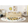 Solid Pine Twin Montessori Floor Bed with Ultra-High Integrated Safety ...