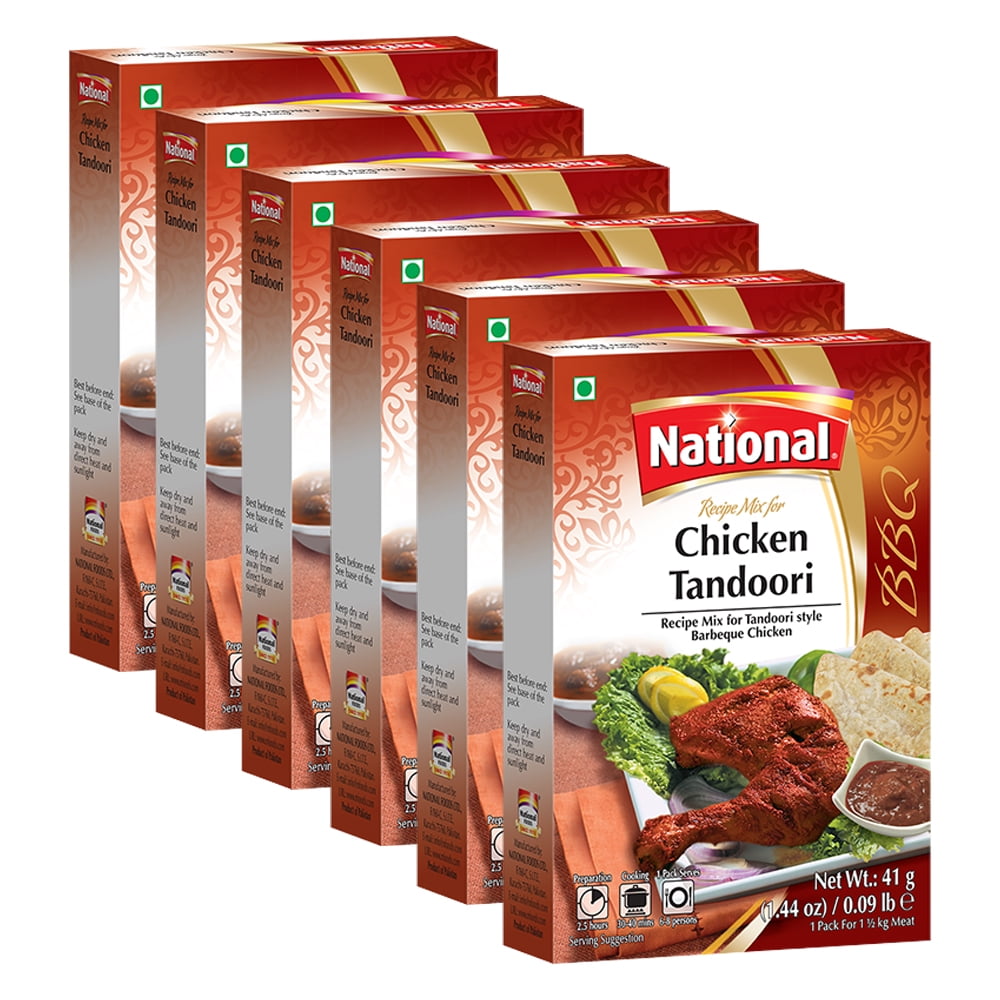 National Foods Chicken Tandoori Recipe Mix 1.44 oz (41g) | South Asian ...