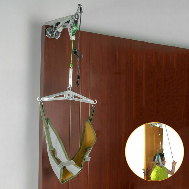 Over the Door Cervical Traction Set Neck Shoulder Head Pain Relief ...