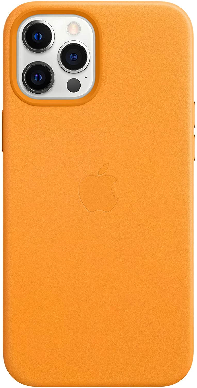 Open Box Genuine Apple iPhone 12 Pro Max Leather Case with MagSafe California Poppy - Walmart.com