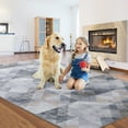 GlowSol 6x9 feet Rug for Living Room Modern Geometric Area Rug for ...