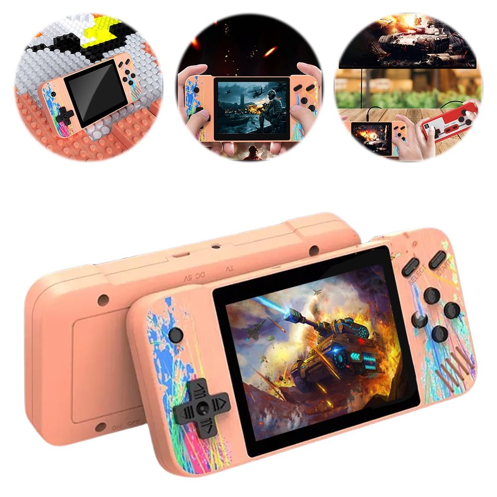[Double Pink] Consola Juegos Portátil G3 Pantalla Horizontal Retro ...