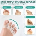 1 Pair Silicone Toe Separator Bunion Corrector Hammer Toe Corrector ...