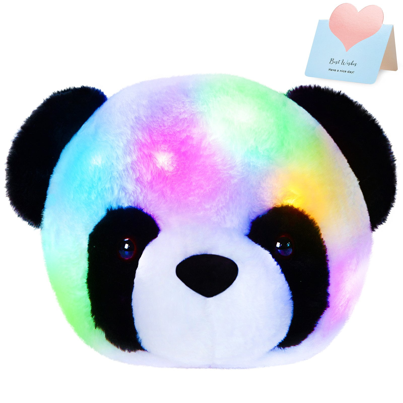 Buy CozyWorld Light Up Cute Panda Head Plush Pillow Seat Cushion ...