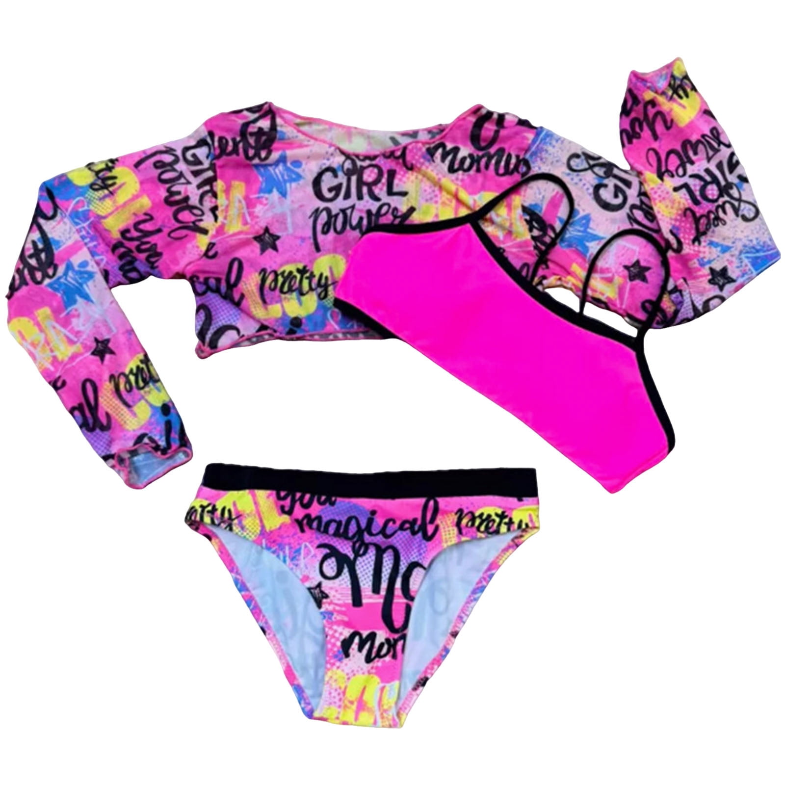 Click here for Gdxvjhbj Swim Suit For Girls Girls 3 Piece Bikini... prices