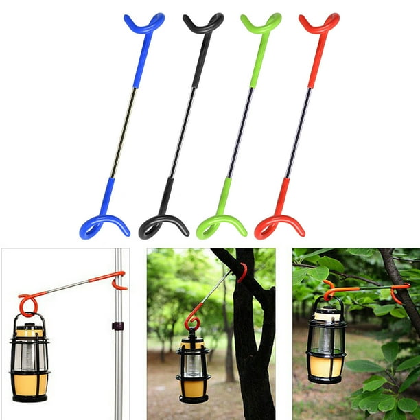 Windfall Pole Hook Easy to Install - Camping Hook Hanger S-shaped Hook ...