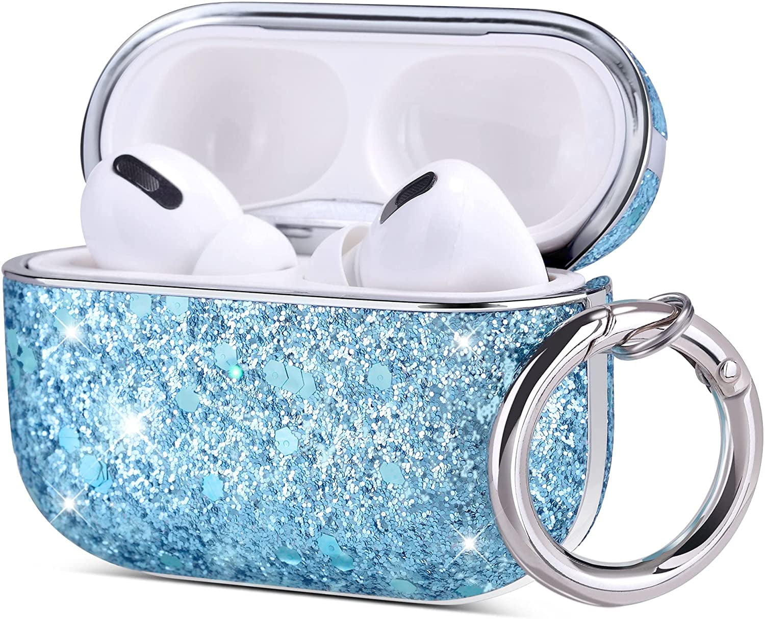 ULAK Airpods Pro 1 Case Luxury Leather Full Body Protective Case Cover ...