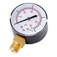 Apooke Portable Pressure Gauge 0-4bar/0-60psi Air Compressor Hydraulic ...