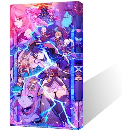 KSCD Poster Raiden Shogun Baal Kujou Sara KSCD Figure Game Posters ...