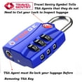 New Forge TSA Approved Luggage Locks - 2 Pack Blue - Lifetime Warranty ...