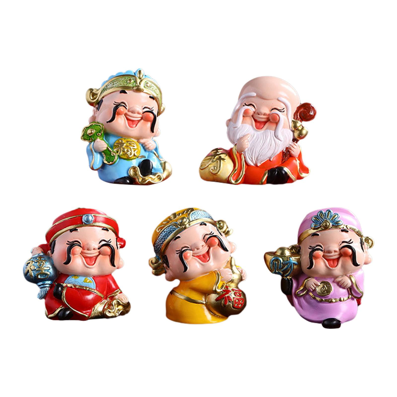 Click here for Shangren 5 Pieces God Of Fortune Figurines God Of... prices