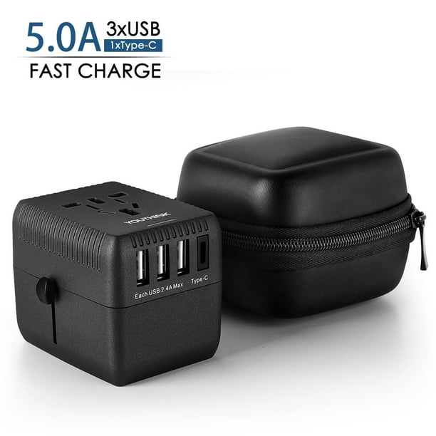 Universal Plug Power Converter All-in-One Charger Power Plug Converter ...