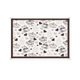 Coffee Cup Beans Sun Shade Sail 12'X16' Love Heart Retro White ...