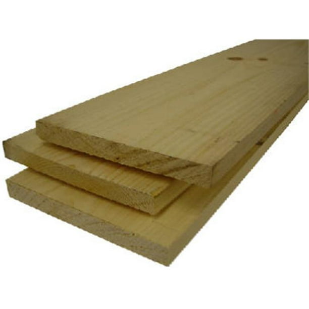 0Q1X8-70096C 1 x 8 in. 8 ft. Common Pine Board - Walmart.com - Walmart.com