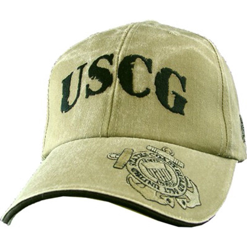 USCG Coast Guard Khaki Ball Cap - Walmart.com - Walmart.com