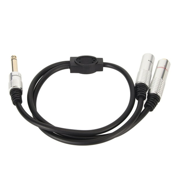 Inch Mono Male Plugto Dual Inch Female Jack Cable,1/4 Inch Stereo ...