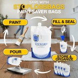 8 Reusable Paint Storage StopLoss Bags – Airtight Paint Saver Pouches ...