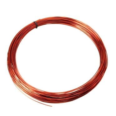 Unique Bargains 0.21mm Dia Magnet Wire Enameled Copper Wire 164' Length ...