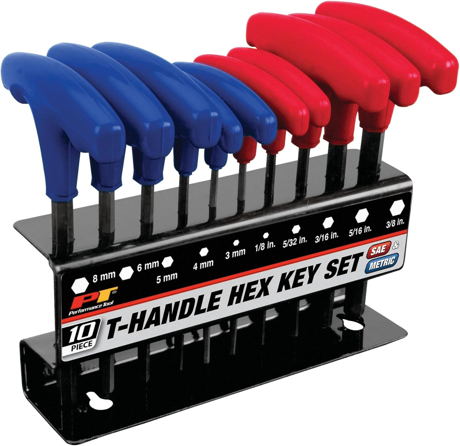 shiyou-Performance Tool W80277 SAE & Metric Combination T-Handle Hex ...
