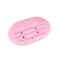 CaiTeLin Silicone Soap Bowl with Drainage Holes, Non Slip Elliptical ...