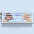 Sinyiin 74Pcs Cats Paws Party Theme Keycaps Original Profile Side Print ...