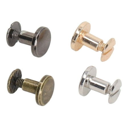 Book Binding Screw, Chicago Screws Copper Material 9.5x8mm High ...