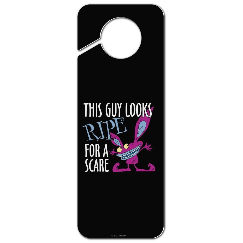 Aaaah Real Monsters Ickis Scare Plastic Door Knob Hanger Sign - Walmart.com
