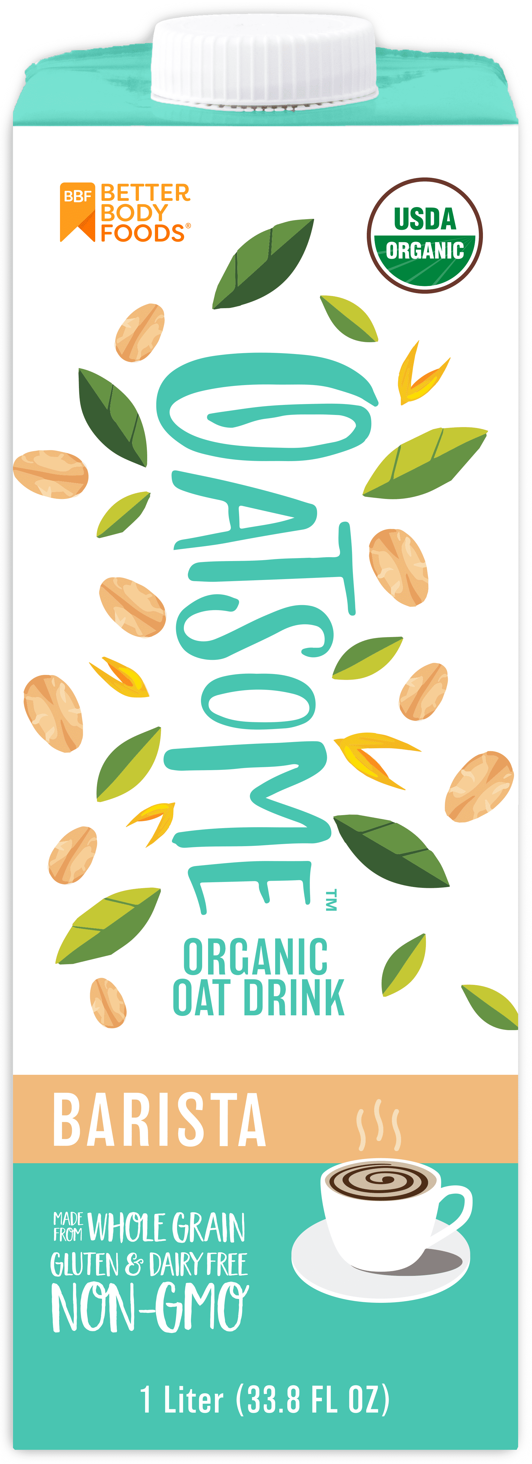 EXP 11/25/23 Oatsome Organic Oat Milk Barista, 33.8 fl oz for sale ...