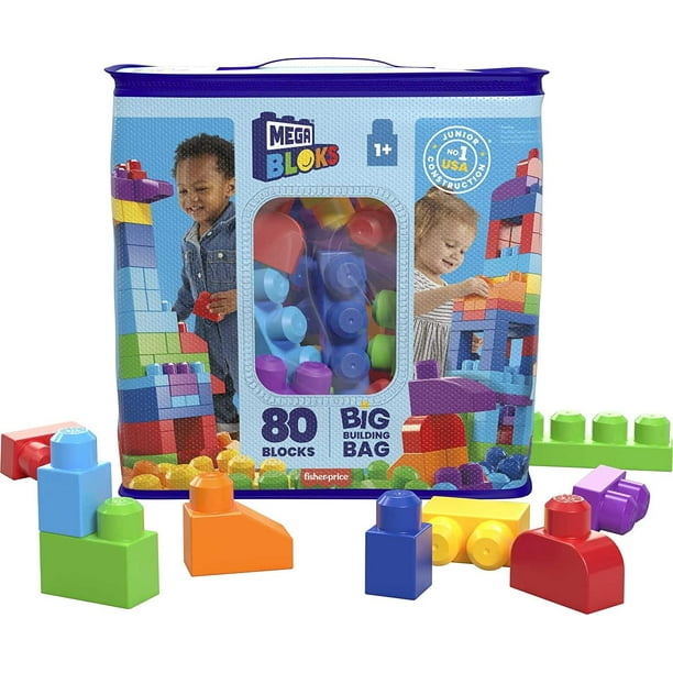 Mega Bloks First Builders Big Building Bag Building Set, 80 - Walmart.ca