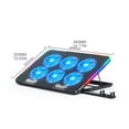 Laptop Cooling Pad Gaming Laptop Stand Portable Computer Stand with 6 ...