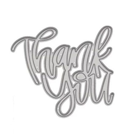 Thank You Metal Cutting Dies Diy Scrapbook Emboss Paper Card Making ...