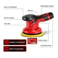12V Cordless Car Polisher 6 Speed Adjustment Electric Dual Action ...