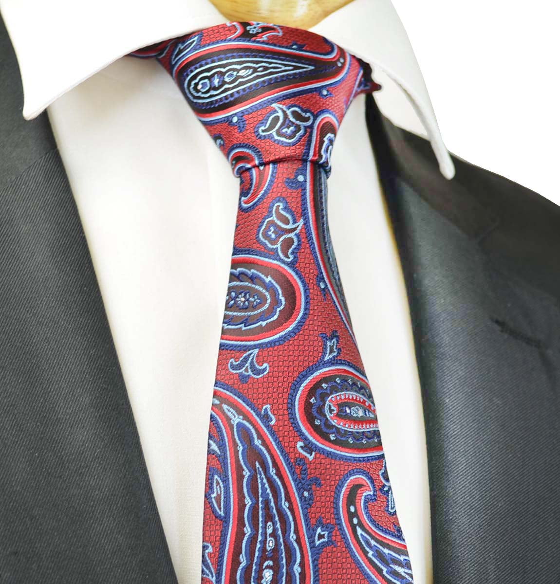 Extraordinary Red Paisley Design Ties - Walmart.com