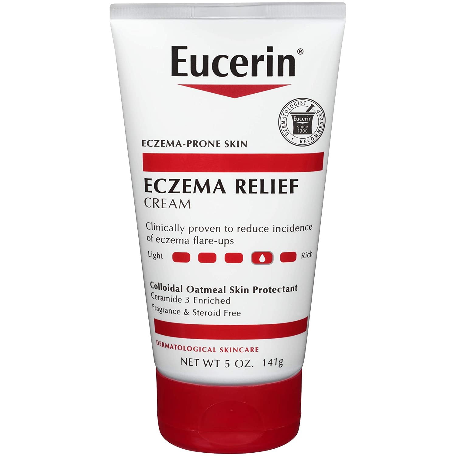 Eucerin Eczema Relief Cream - Full Body Daily Lotion for Eczema-Prone ...