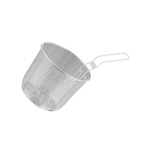 Frying Basket French Fries Basket Fry Basket Handle Round Easy Clean ...