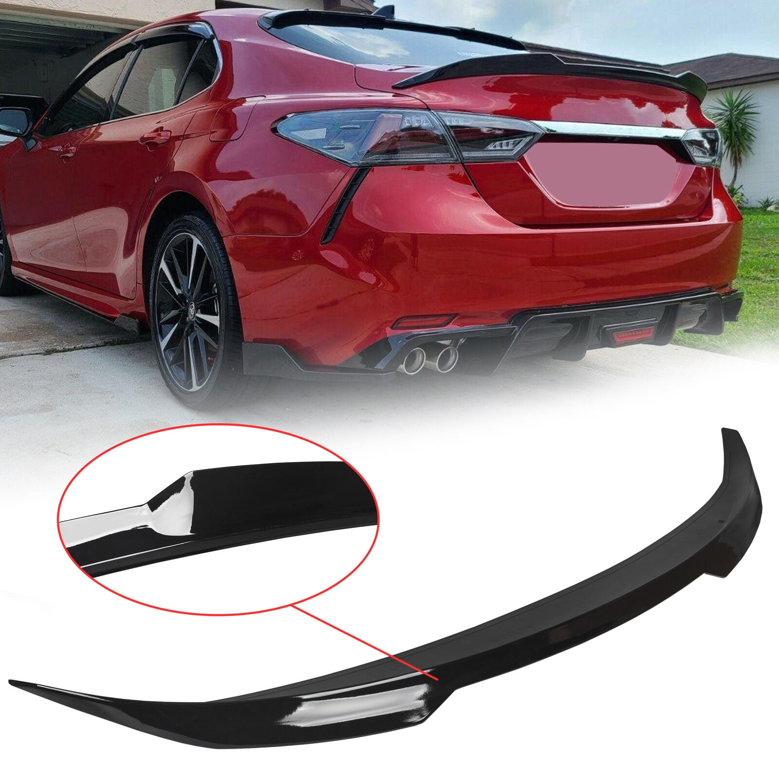 Kojem Rear Trunk Spoiler Lid Wing for 2018-2021 Toyota Camry SE XSE LE ...