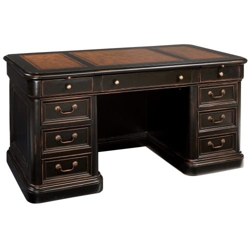 Hekman 79150 Louis Phillippe 60 Inch Wide Wood Executive Desk with ...