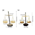 Giaone Elegant Metal Balance Scale Ornament for Desk or Living Room ...