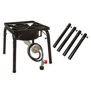 Portable Propane Gas Stove Burner 75,000 BTU Double High Pressure ...
