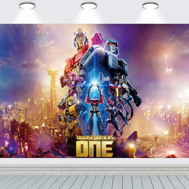 Transformers Backdrop Banner Party Supplies Post Birthday Decorations ...