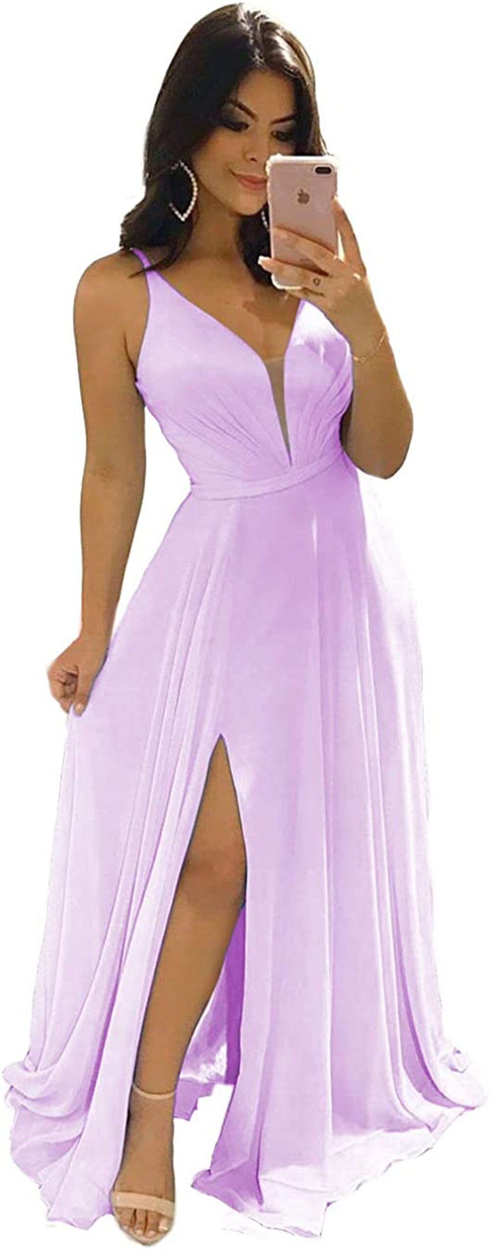 dinavian Women V Neck Long Formal Prom Dress Cocktail Party Ball Gown ...