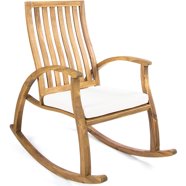 Glacier Country Collection Adult Log Rocker, Exterior Stain Finish ...